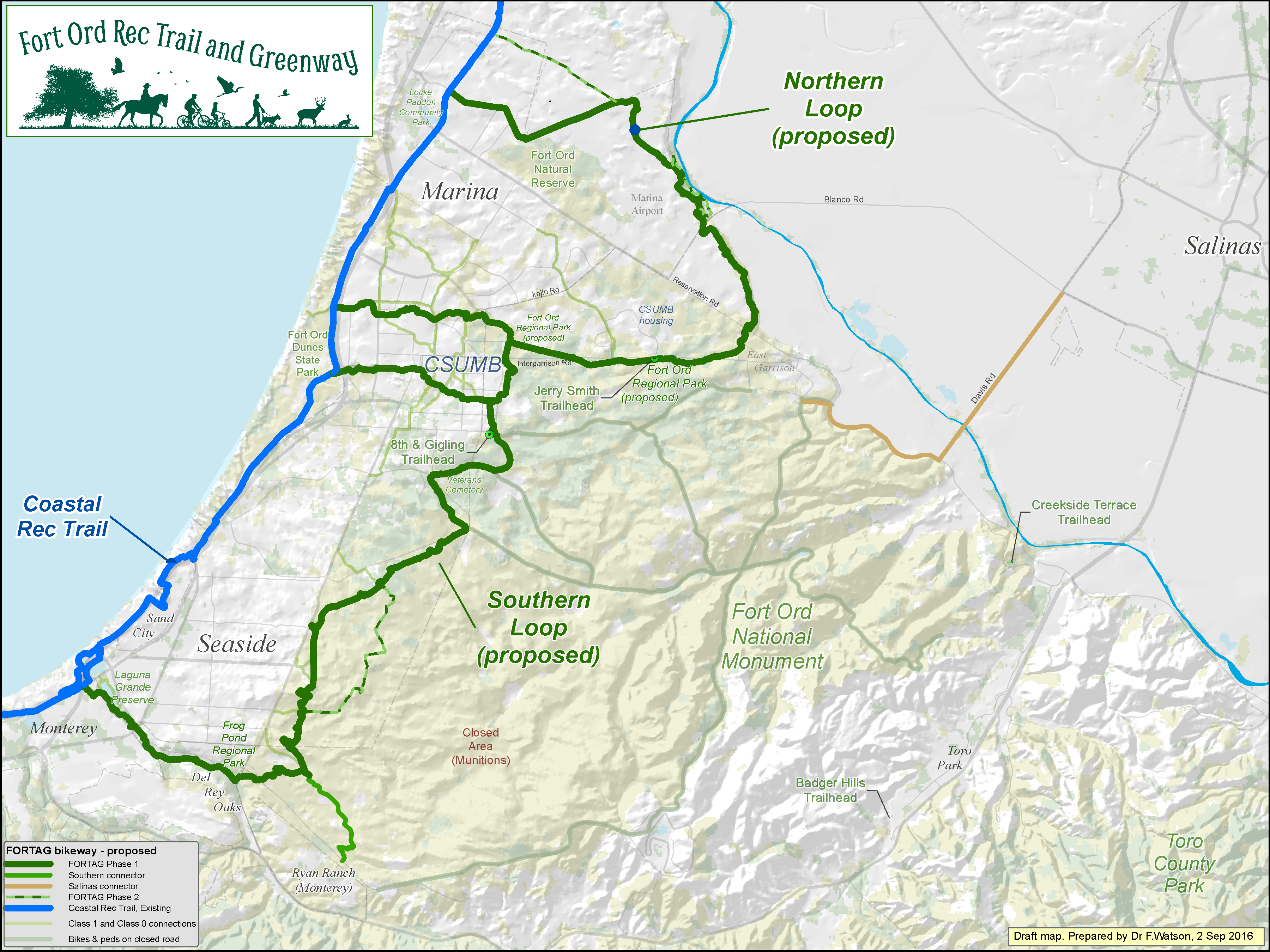 Fort Ord Rec Trail And Greenway Fort Ord Rec Trail And Greenway